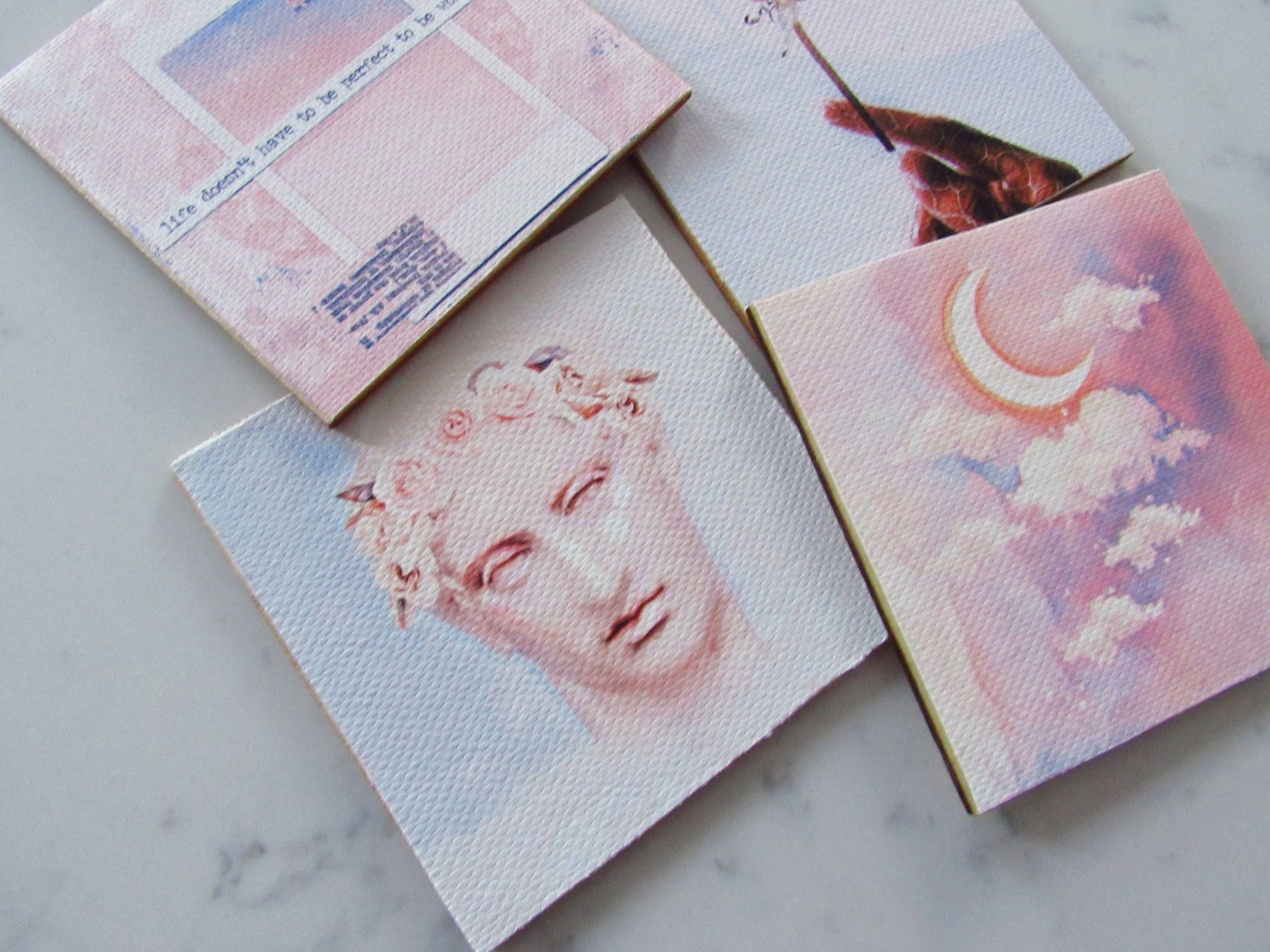 Cute Pastel Wall Collage Bundle Set of 4 Fairycore - Etsy