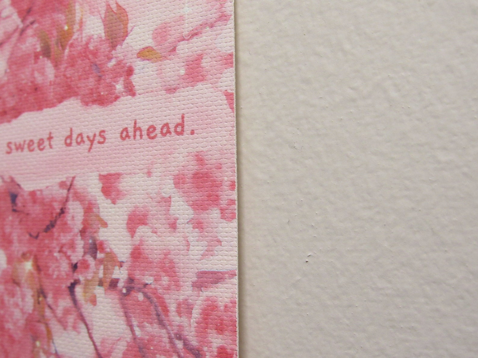 Cherry Blossoms Wall Scroll | Cute Inspiring Quotes, Y2K Style Art ...