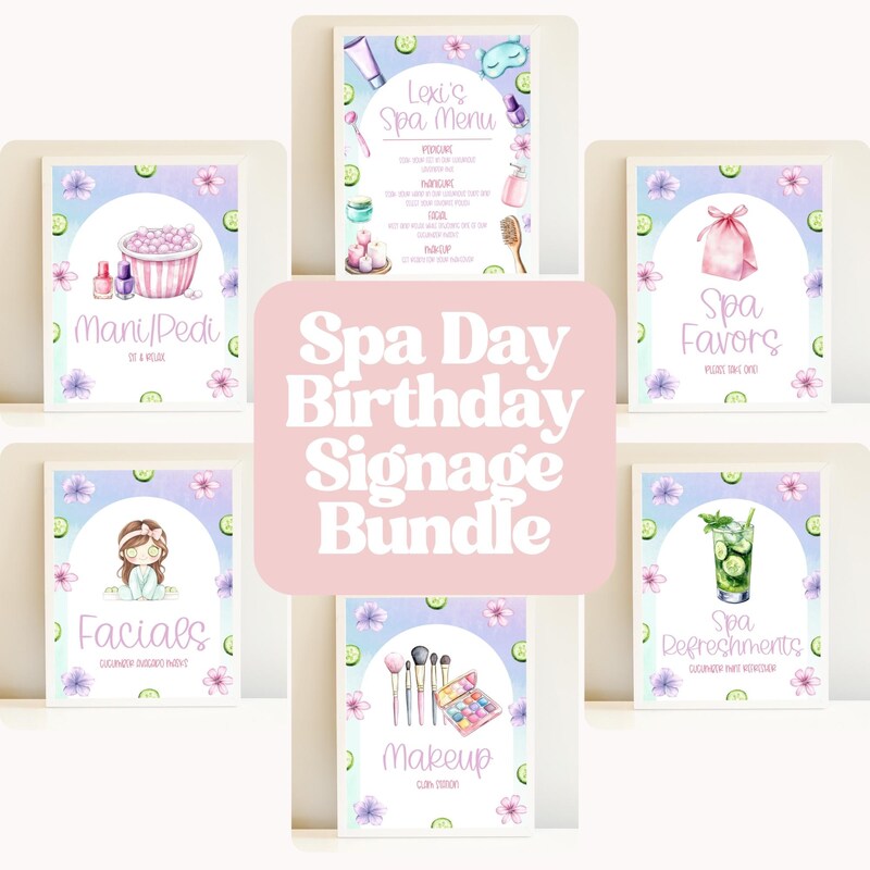 Spa Party Decorations - Etsy