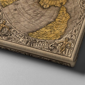 1531 World Map the Oronteus Finaeus Map Poster Canvas - Etsy