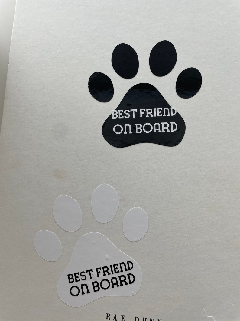 Best Friend on Board Car Decal - Etsy