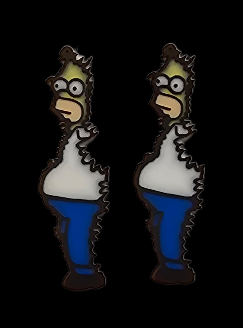 Hilarious Homer Simpson hiding in the Bush Ornament Perfect for Any Fan ...