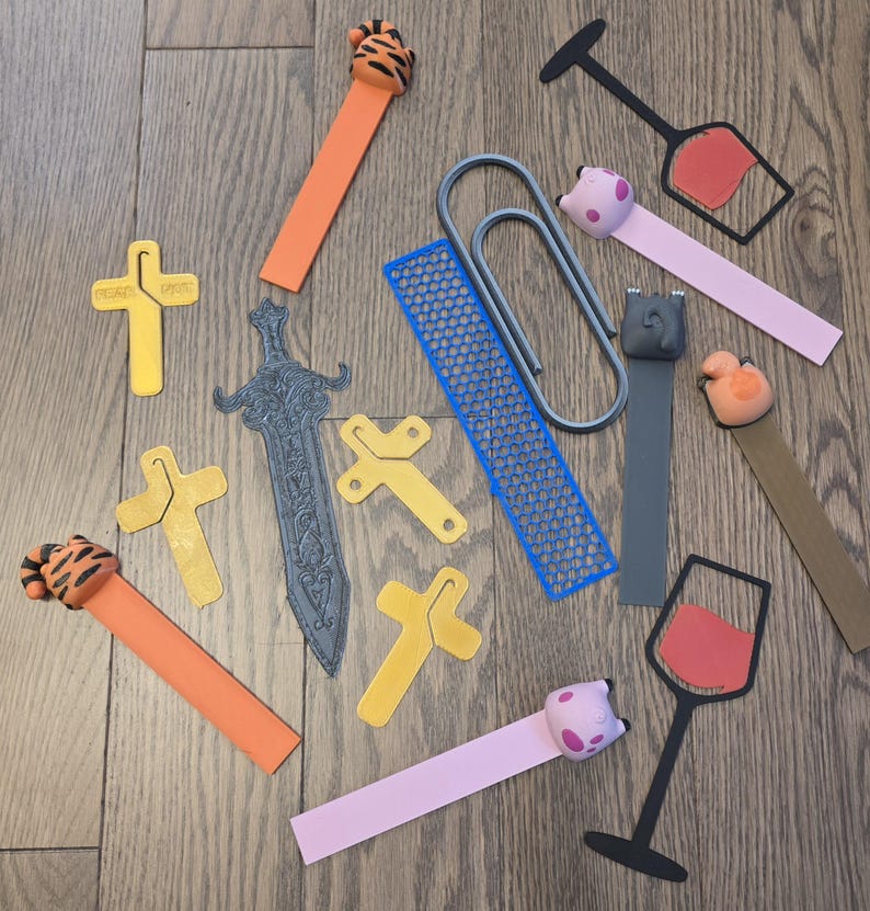 3D Printed Bookmarks Personalized & Custom Options Available - Etsy