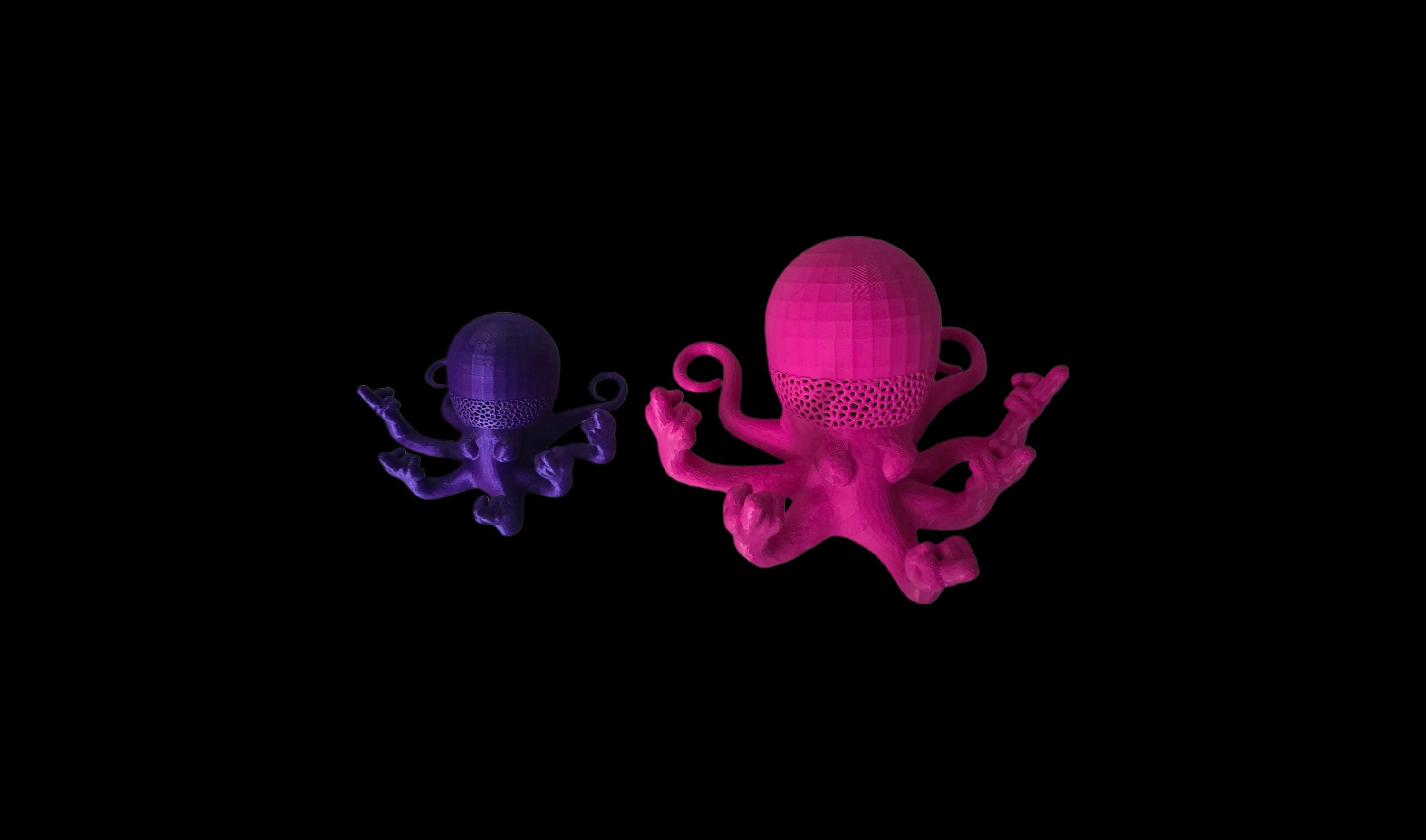 3d-printed Octopus Model - Unique, Fun, and Detailed! Rude Middle ...