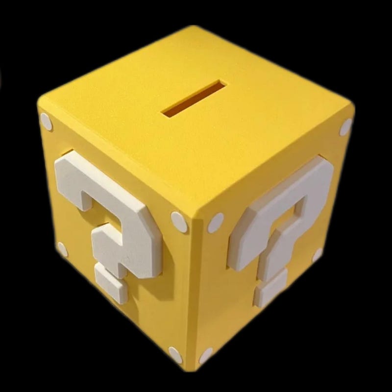Mario Question Block - Etsy UK