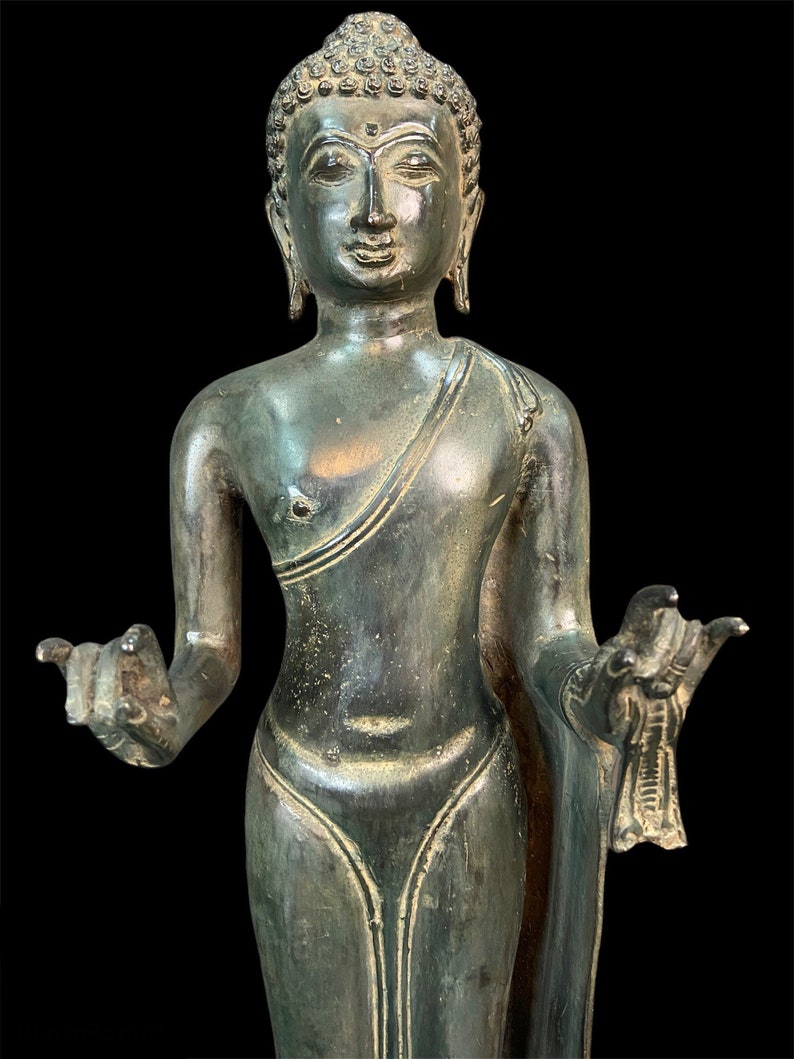 Bronze Gupta Buddha Sculpture 16.5standing Buddha - Etsy