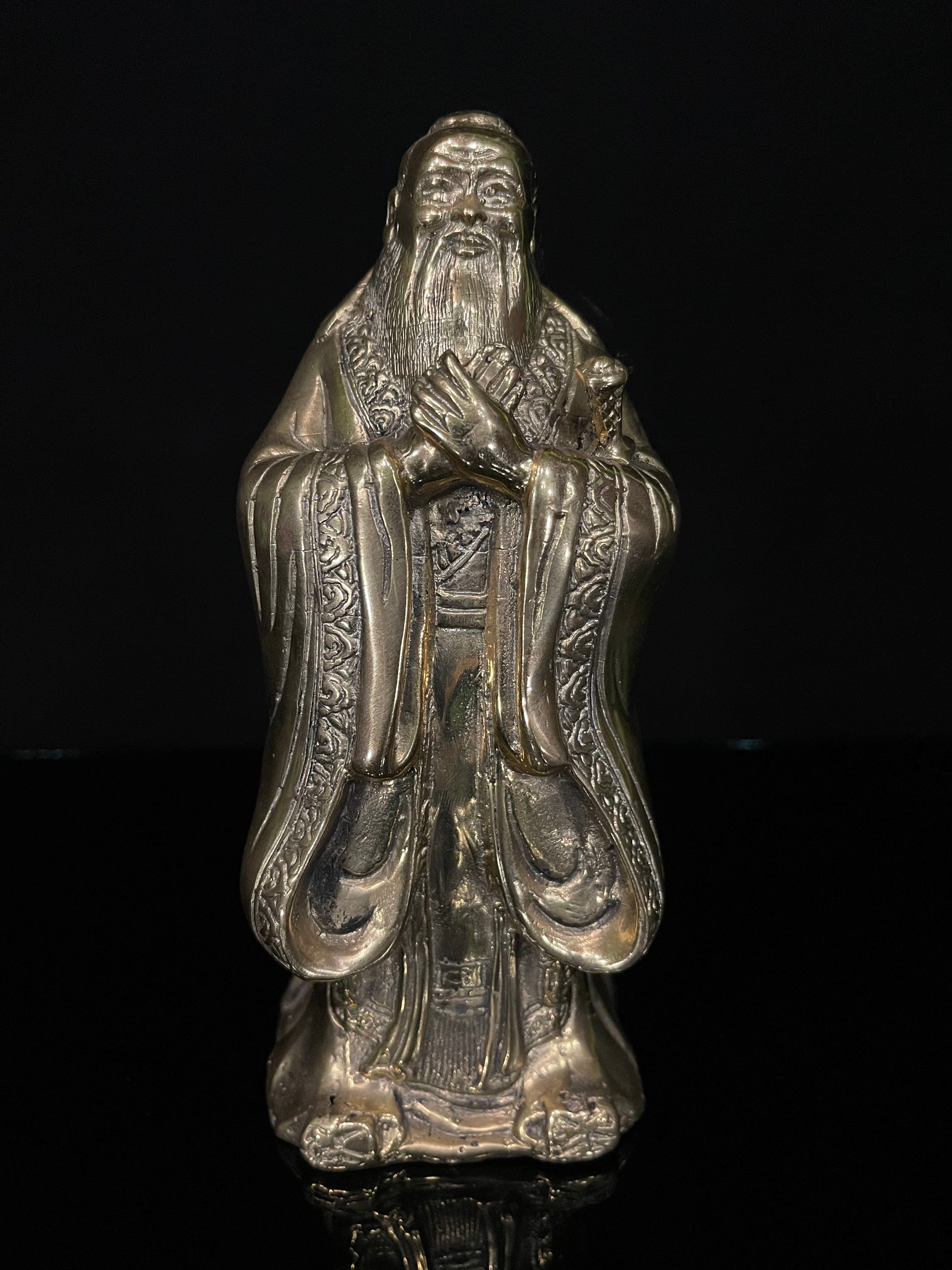 Shou Shouxing Bronze Statue God of Longevity and Happiness Bronze ...