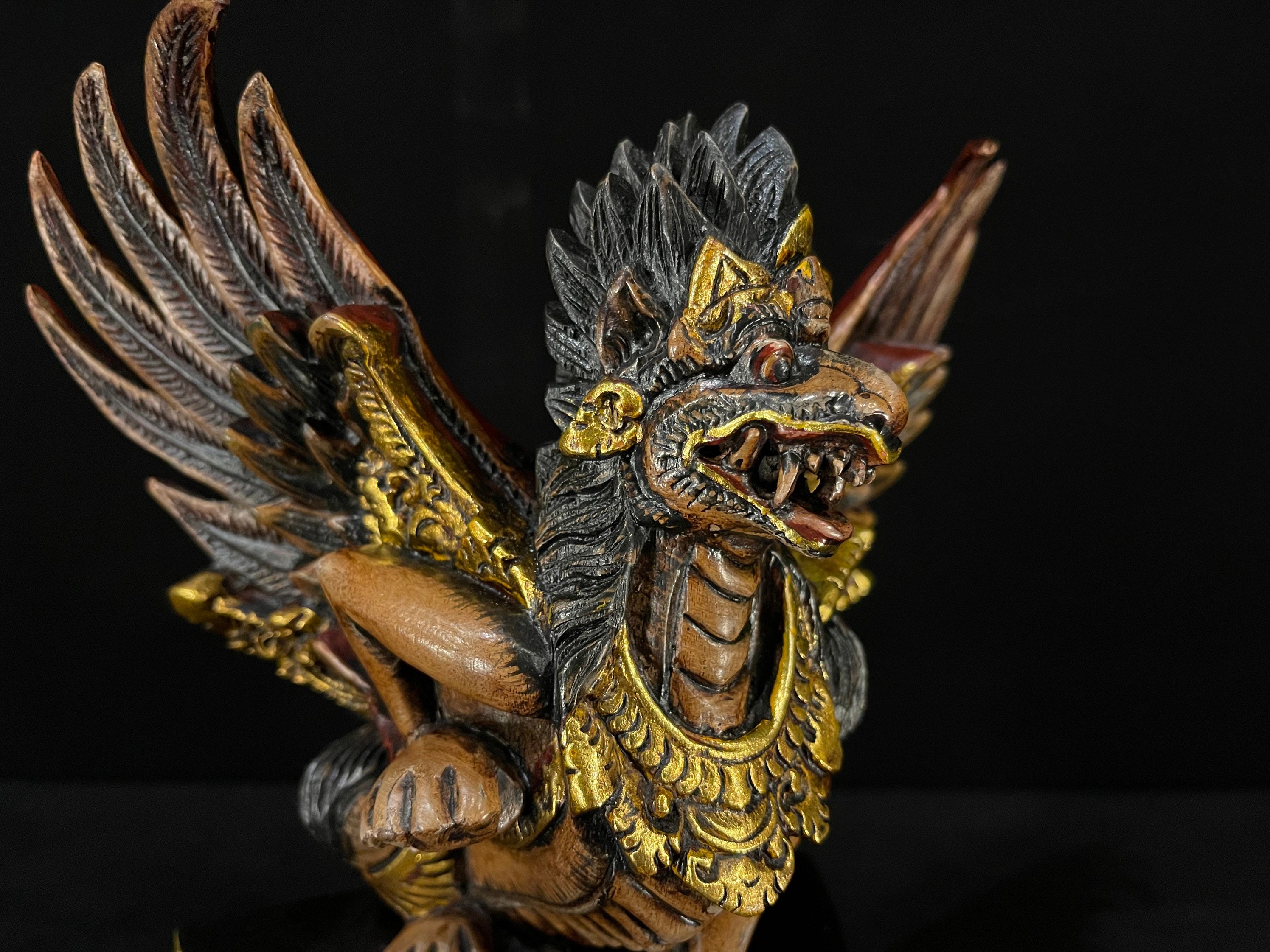 24CM Balinese Barong Singa Winged Lion Sculpture Hand Carving - Etsy
