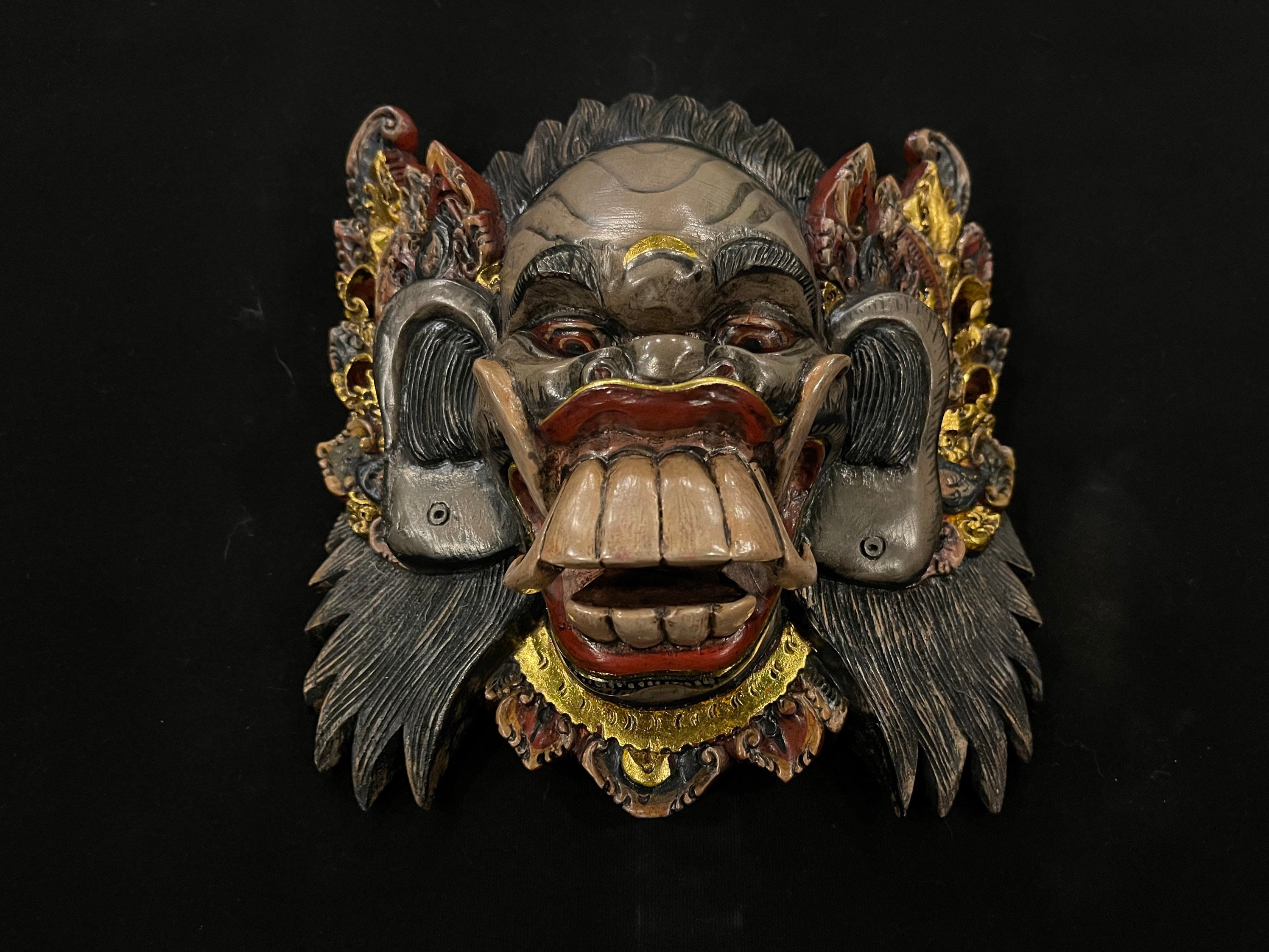 23CM Balinese Celuluk Wood Mask Calonarang Wood Mask Vintage - Etsy