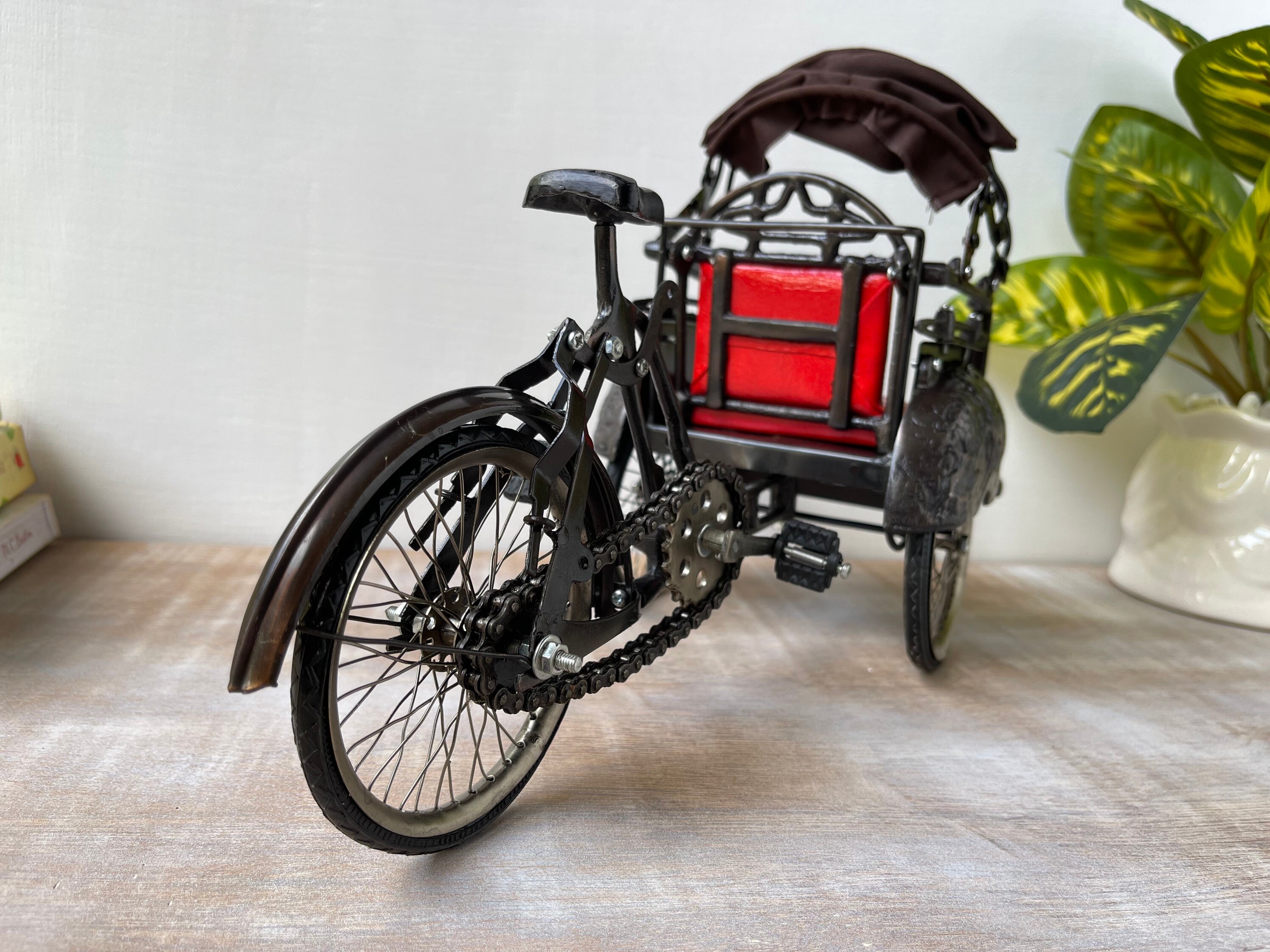 Indonesian Pedicab Miniature Traditional Becak Miniature - Etsy