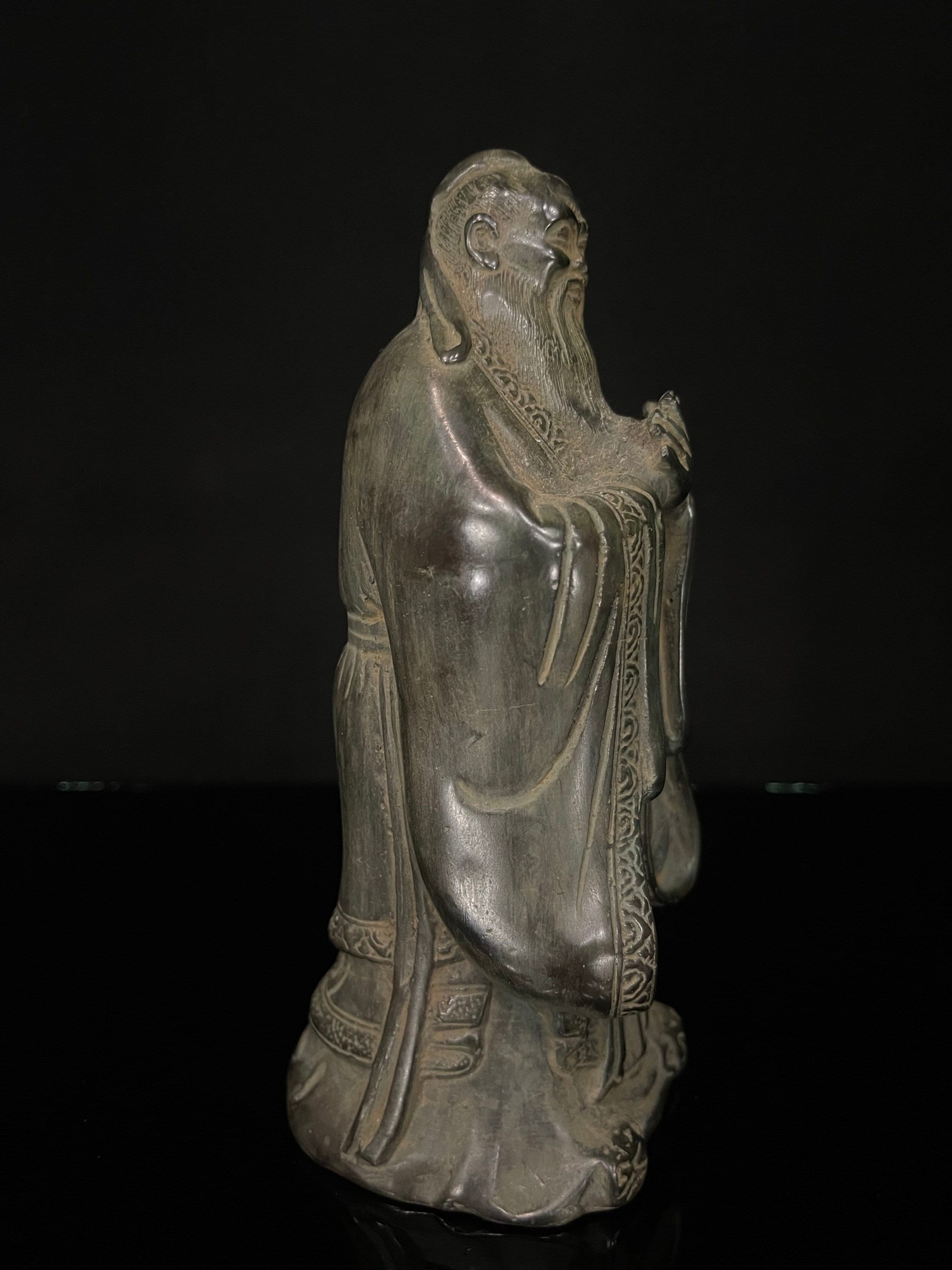 Shou Shouxing Bronze Statue God of Longevity and Happiness Bronze ...