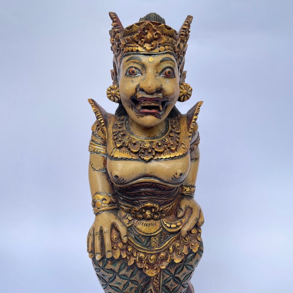 Antique Goddess Wood Carving - Etsy