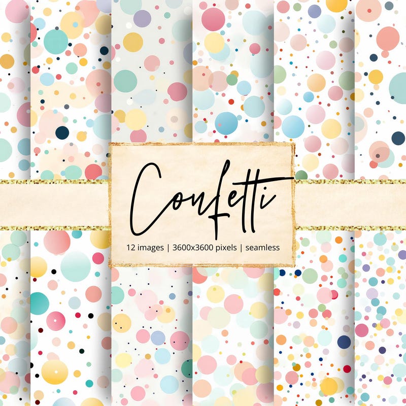Confetti Wallpapers - Etsy UK
