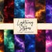 Lightning Strikes Digital Paper, Thunderbolt, Storm, Spark, Shock, Sky ...