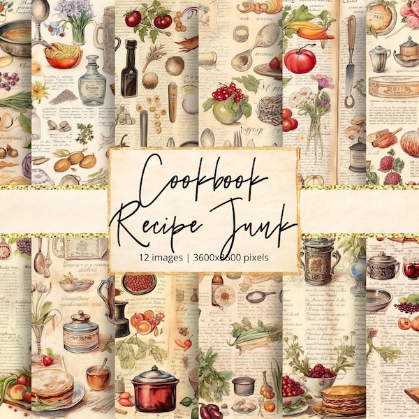 Cooking Scrapbook - Etsy
