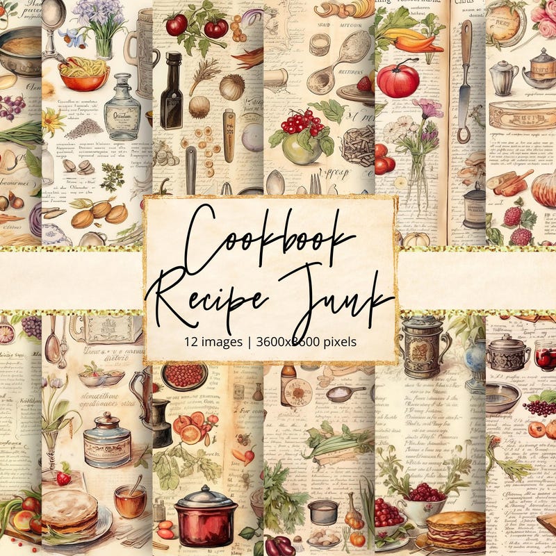 Cooking Scrapbook - Etsy