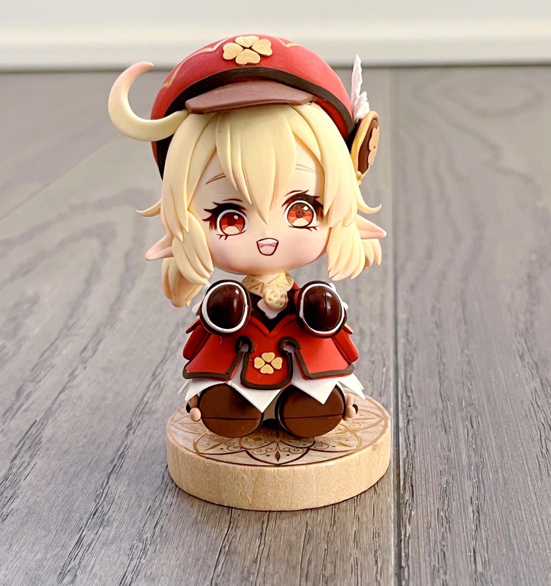 Genshin Klee Clay Figure Upgrade 2.0, Cute Version of Klee, Hydro Slime ...