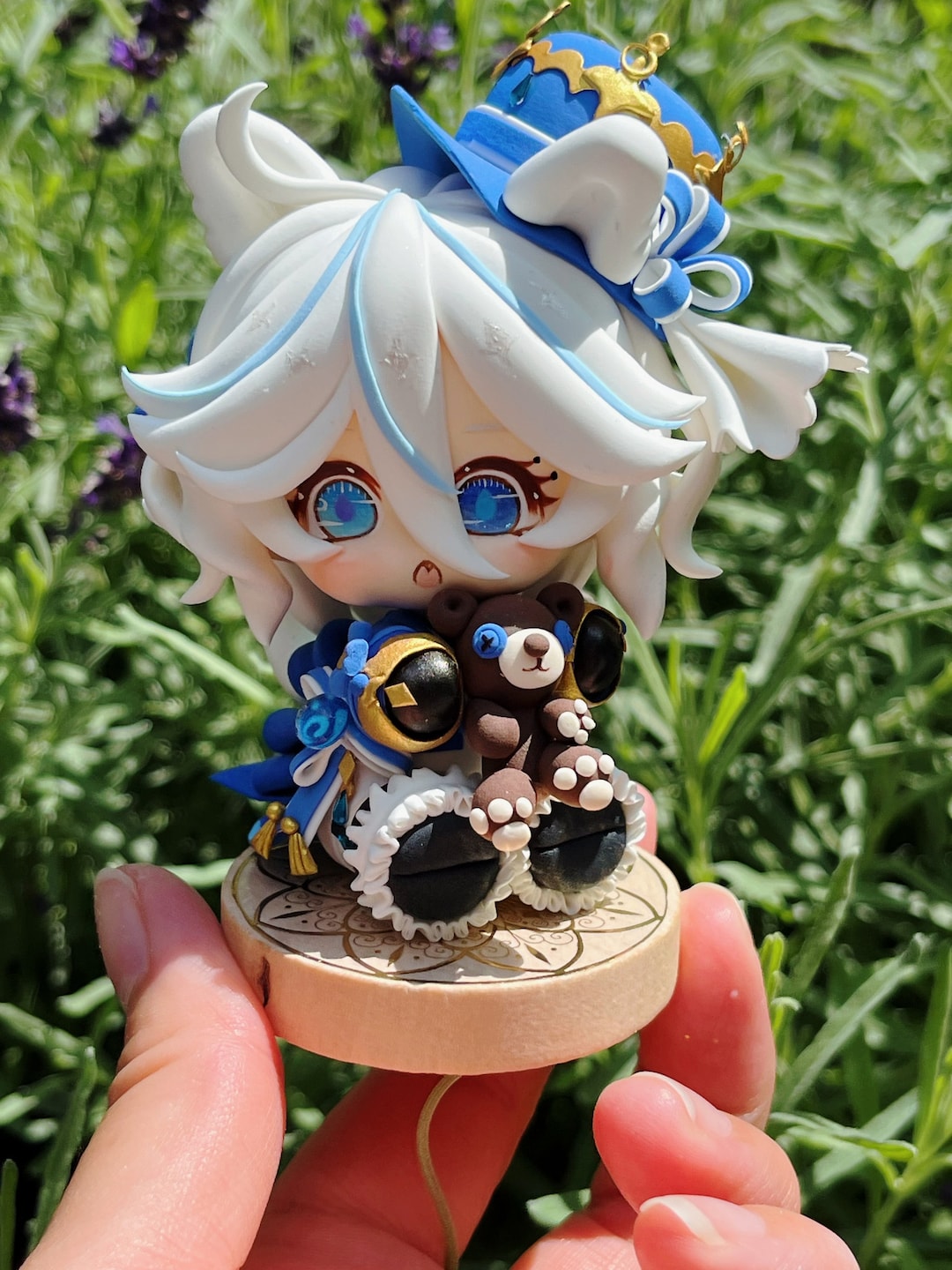 Handcrafted Furina Clay Figure: Genshin Impact Collectible|perfect Gift ...