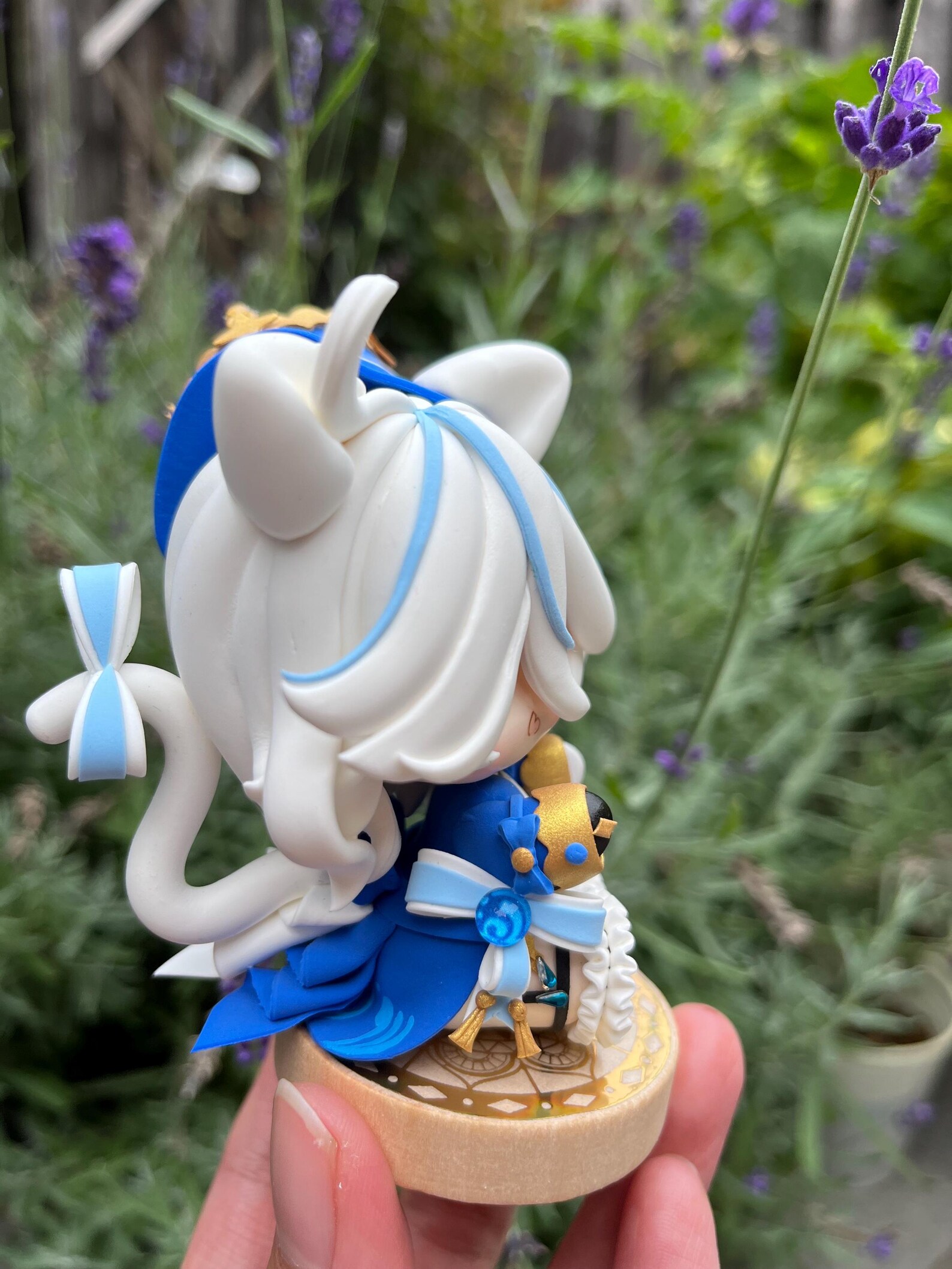 Genshin Furina Clay Figure Upgrade 2.0, Cute Version of Furina, Hydro ...