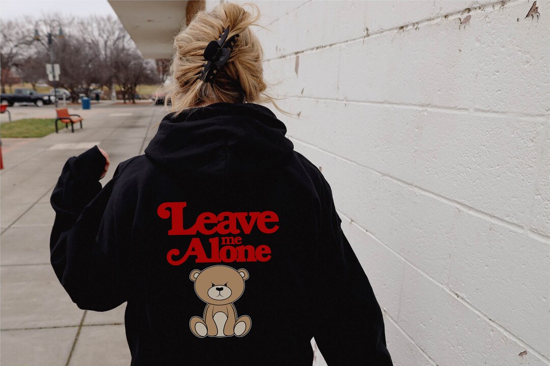 Leave Me Alone Aesthetic Hoodie | Tumblr Hoodie | Oversized Hoodie ...