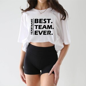 Custom Best Team Ever Shirt | Personalized Teammate Staff Appreciation ...