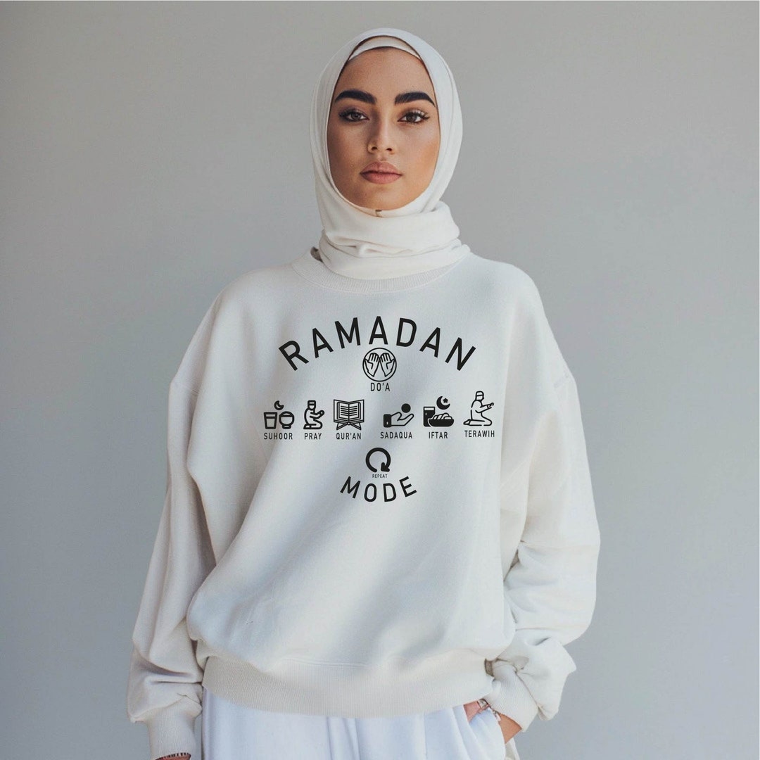 Ramadan Mode on Graphic Sweatshirt | Muslim Outfit - Etsy