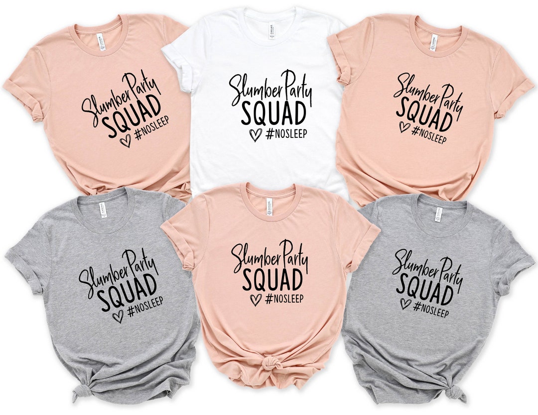 Slumber Party Squad Shirts - Etsy