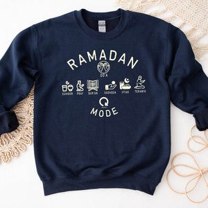Ramadan Mode on Graphic Sweatshirt | Muslim Outfit - Etsy
