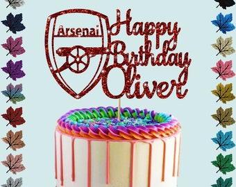 Arsenal Cake Toppers | Etsy UK