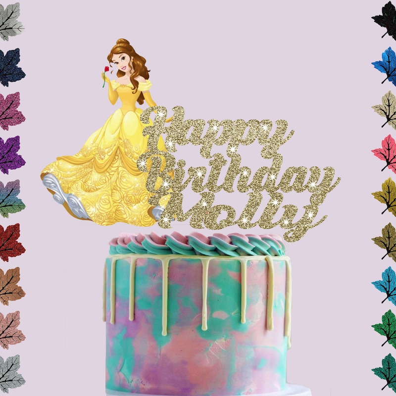 Custom Belle Cake Topper - Etsy