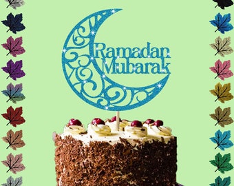 Ramadan Mubarak Cake Topper | Etsy