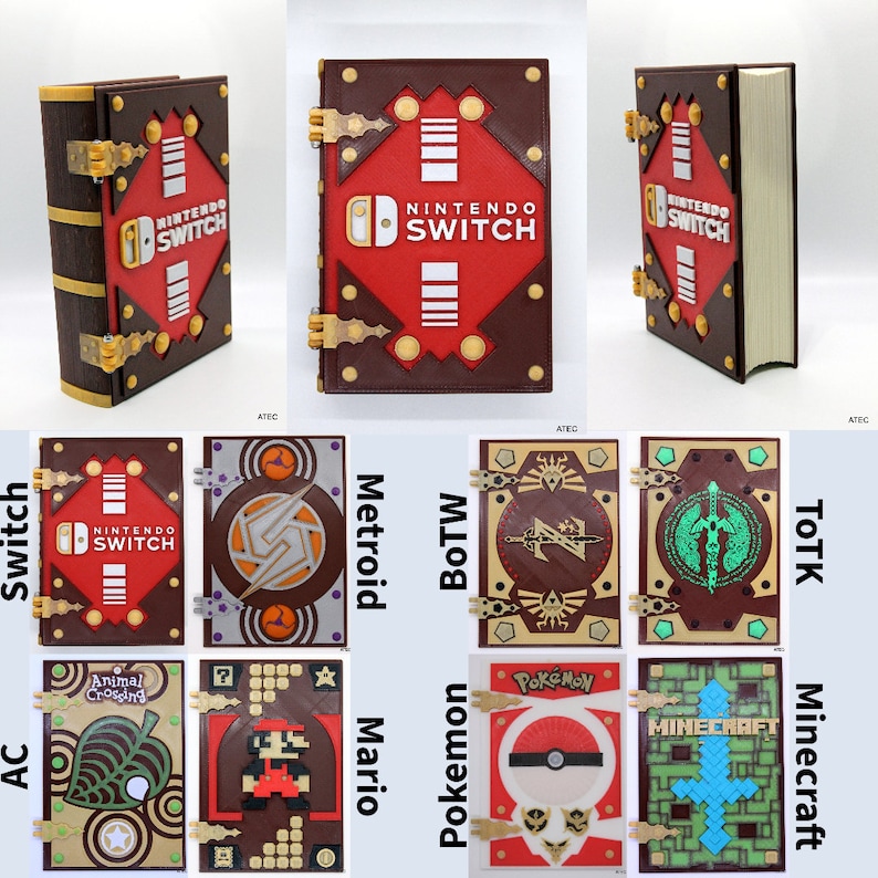 Switch 1&2 Game Storage Book - Etsy