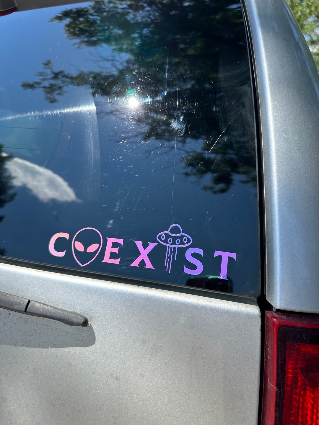 UFO | ALIEN Vinyl Decal for Windows, Tumbler Cups, Water Bottles ...