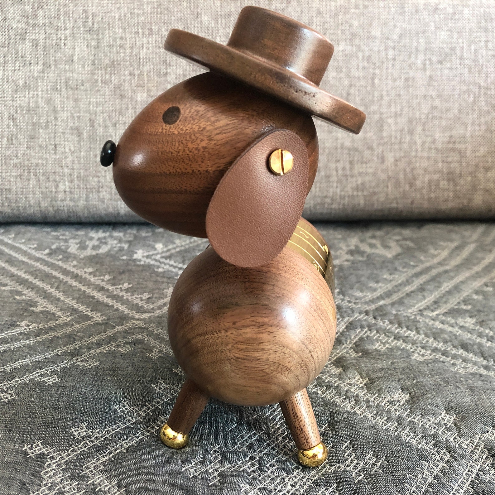 Gentleman Dog Calendar Creative Calendar Wood Dog | Etsy