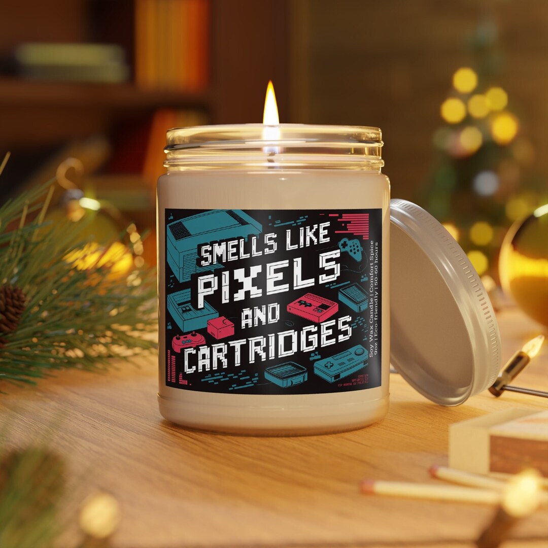 90s Retro Gaming Room Candle, Nostalgic Vintage Gamer Scent, Classic ...