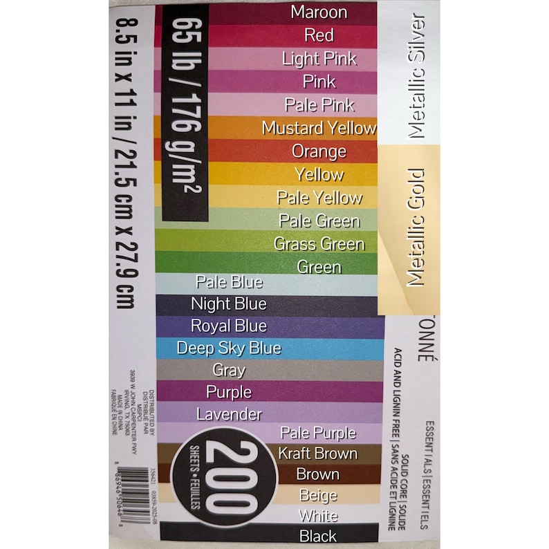 Custom DIY Paper Chain Kit | Pre-cut Garland Craft Strips for Parties ...