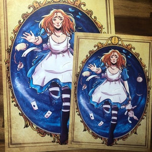 Alice | PRINT A3/A4/A5 / Art Print / Poster - Etsy