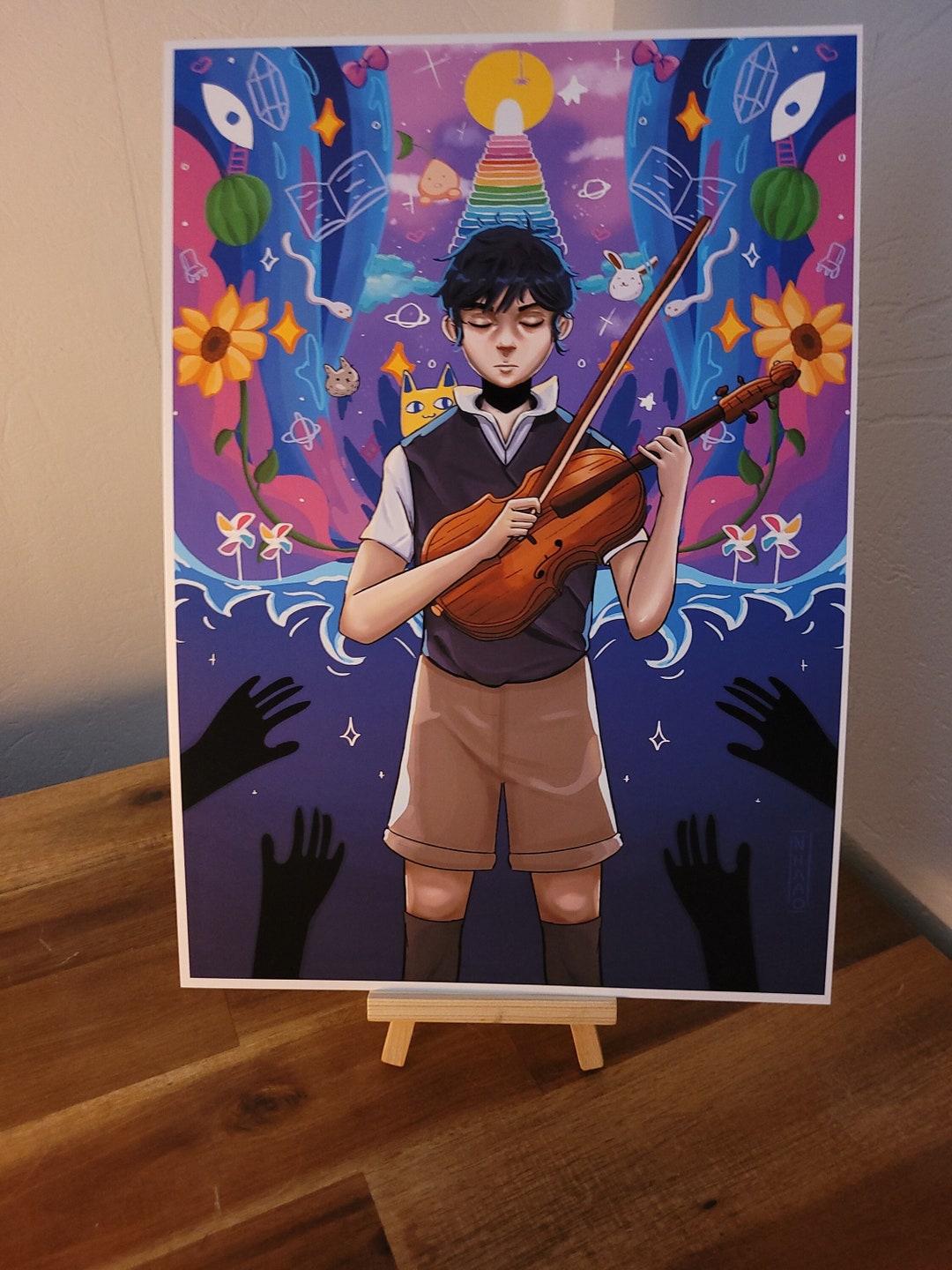 Omori | Illustration A4/ Art Print - Etsy