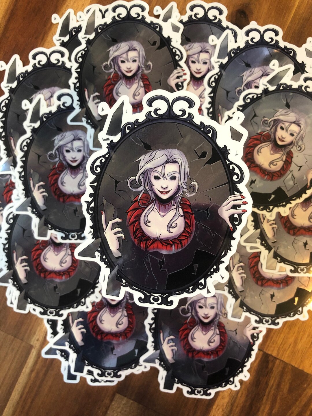 Bloody Mary Stickers Mirror Effect Stickers / Glitter Sticker - Etsy