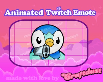 Piplup Animated Emote - Etsy