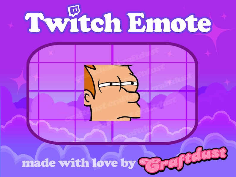 Twitch / Discord Emote / Sus / Fry / Futurama - Etsy
