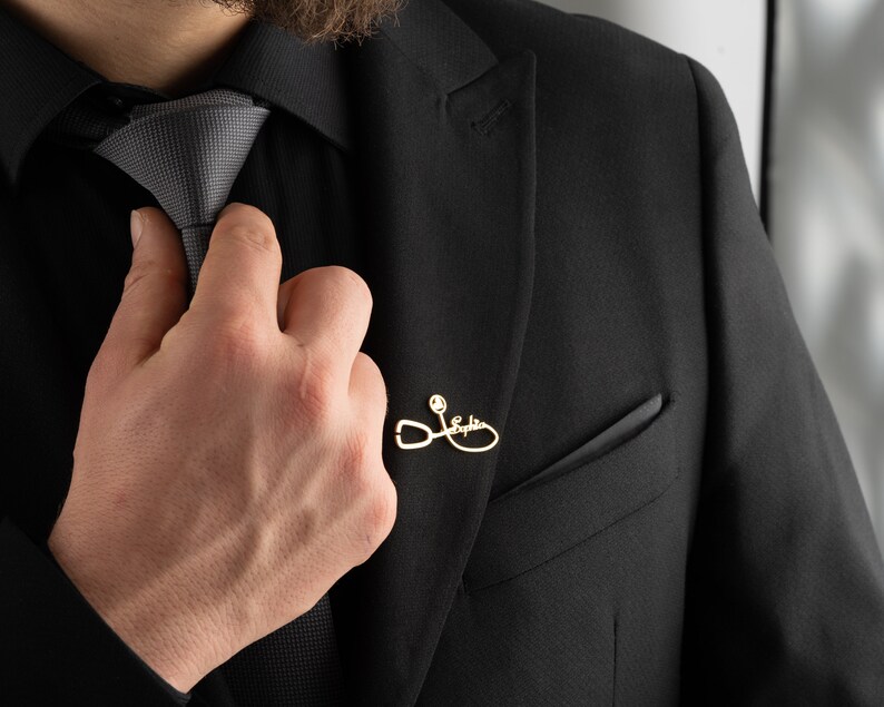 Personalized Healthcare Workers Brooch Pin Custom Doctor - Etsy