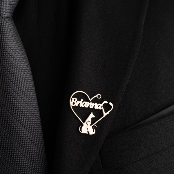 Veterinary Pin Badge - Etsy