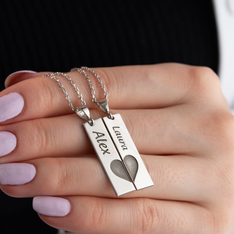 Matching Necklaces for Couples - Etsy