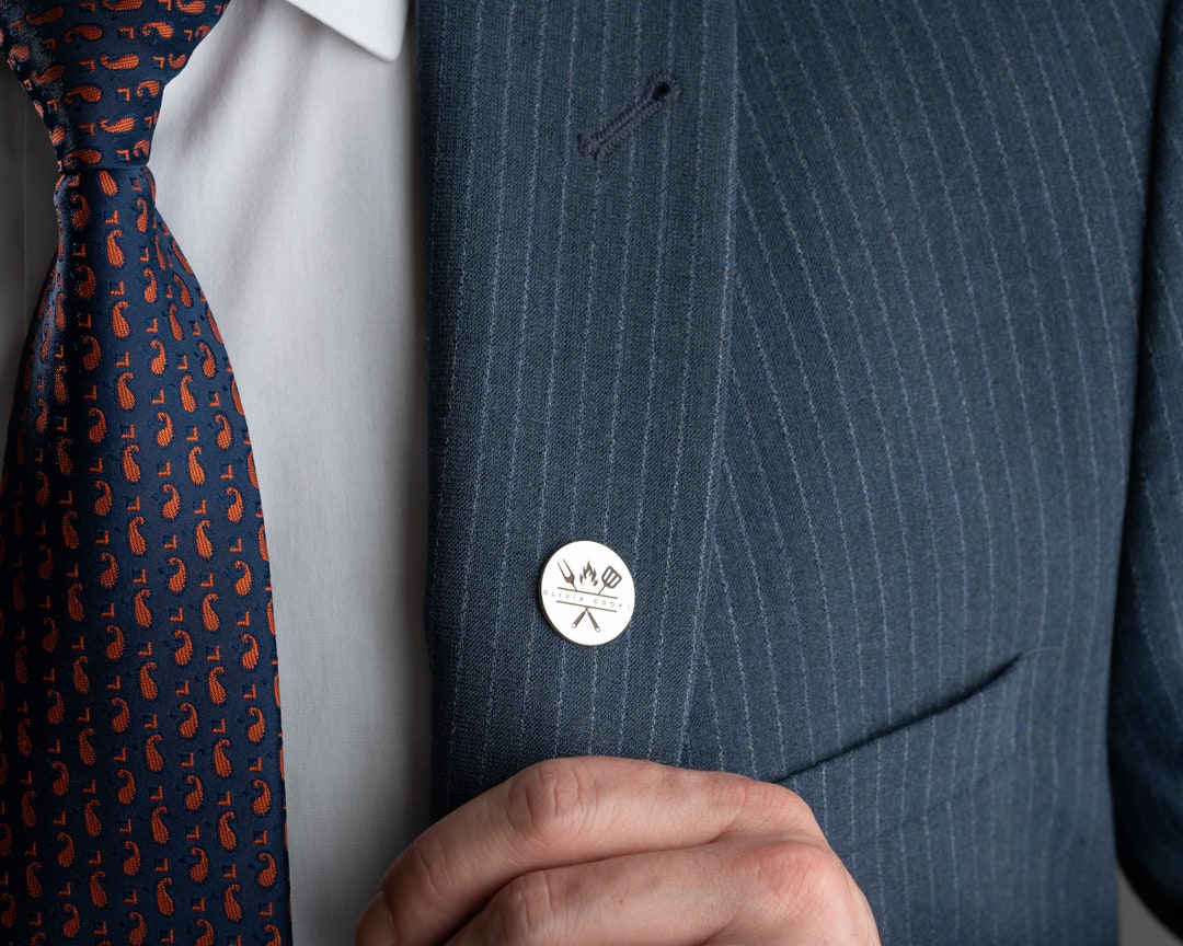 Custom Logo Brooch, Personalized Logo Lapel Pin, Custom Sign Collar Pin ...