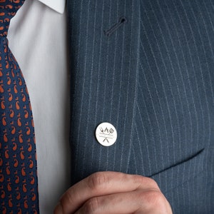 Custom Logo Brooch, Personalized Logo Lapel Pin, Custom Sign Collar Pin ...