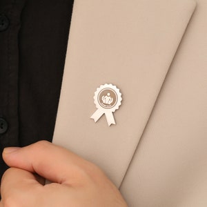 Personalized Logo Name Tag Company Badge Pin, Your Business Logo Name ...