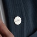 Personalized Engraved Logo Brooch Pin, Logo Lapel Pin, Sign Collar Pin ...