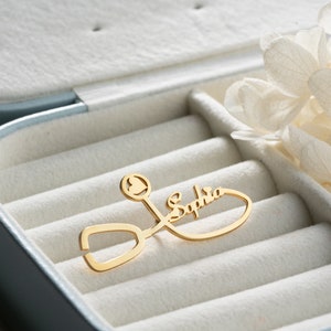 Personalized Healthcare Workers Brooch Pin Custom Doctor - Etsy