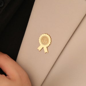 Personalized Logo Name Tag Company Badge Pin, Your Business Logo Name ...